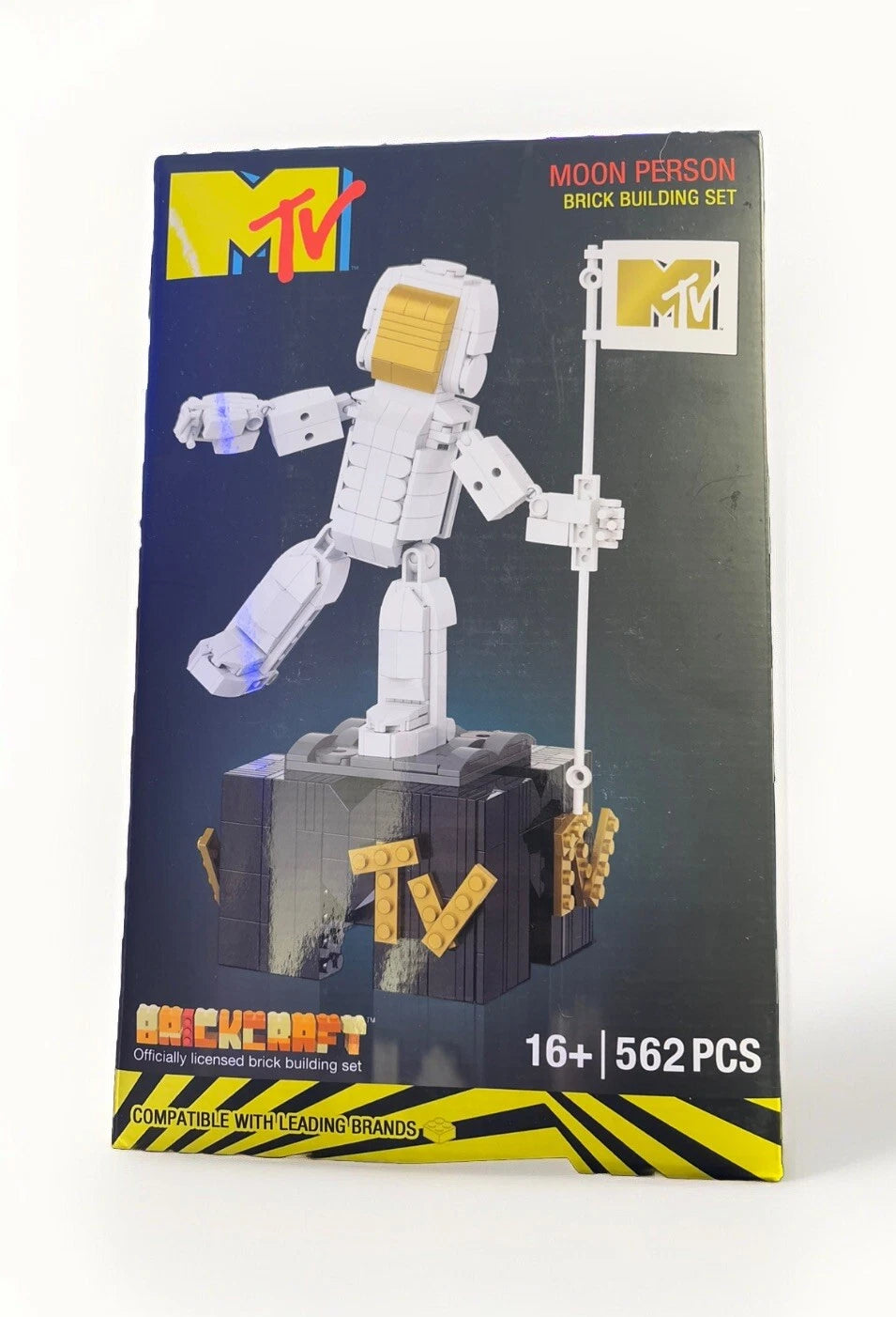 MTV Moon Person BrickCraft Brick Building Set 510 Pieces Astronaut Pla ...